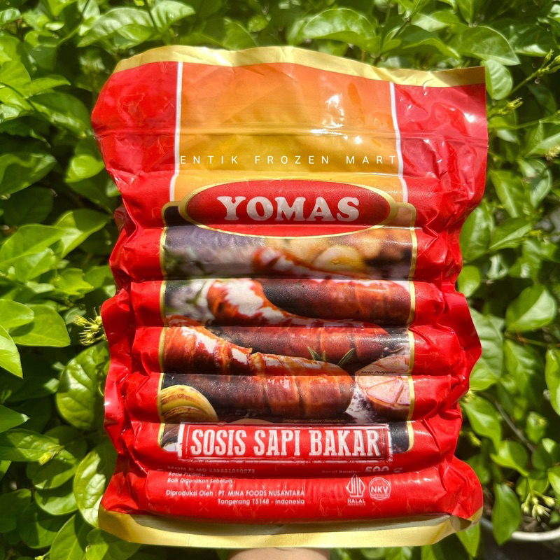 Jual Yomas Sosis Sapi Bakar Jumbo 500gr (7 pcs) | Shopee Indonesia