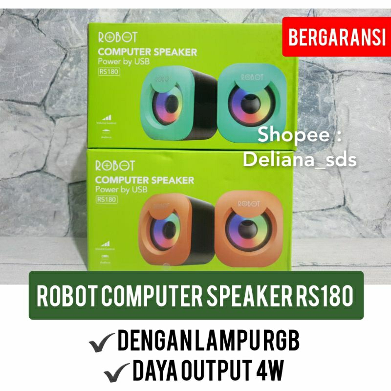Jual Robot Computer Speaker RS180 Garansi Resmi 1 Tahun Speaker Robot ...