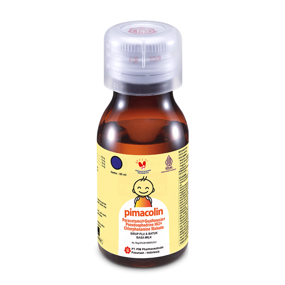Jual PIMACOLIN SIRUP RASA MILK 60 ML | Shopee Indonesia
