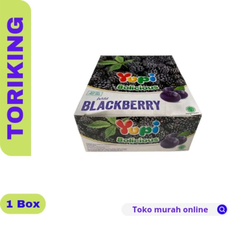 Jual YUPI BOLICIOUS - ANGGUR/LYCHEE/JERUK/STRAWBERRY ( 1 Box isi 24 pcs ...