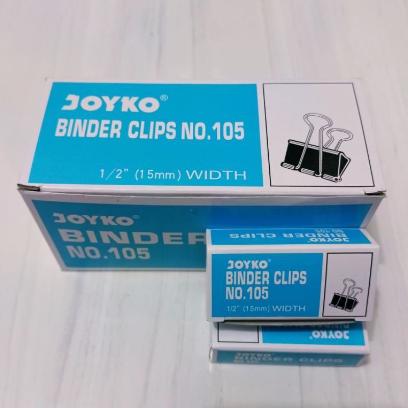 Jual BINDER CLIPS JOYKO 105 1 GROSS (12DOZ) | Shopee Indonesia