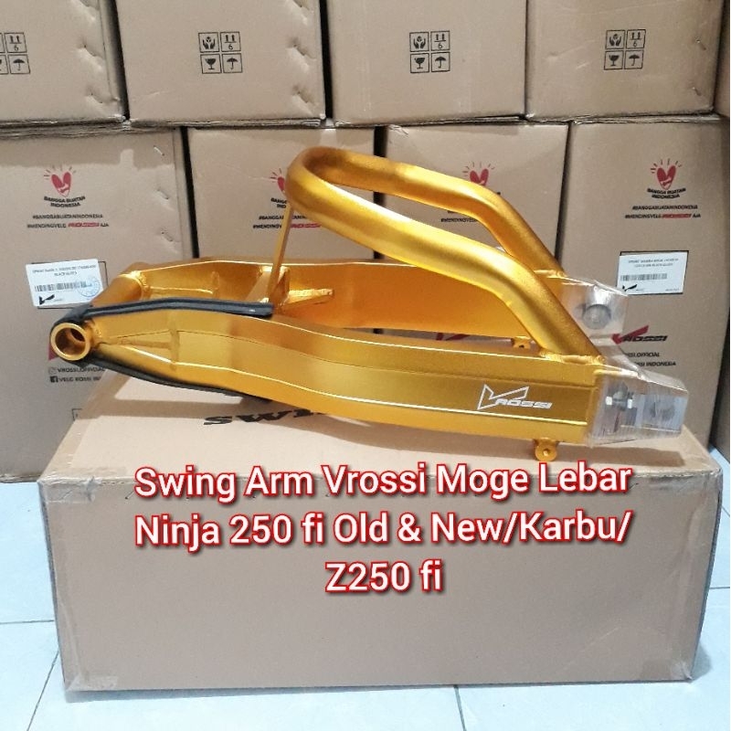 Jual Swing Arm Ninja 250 fi Z250 karbu Arm Vrossi lengan ayun Rossi ...