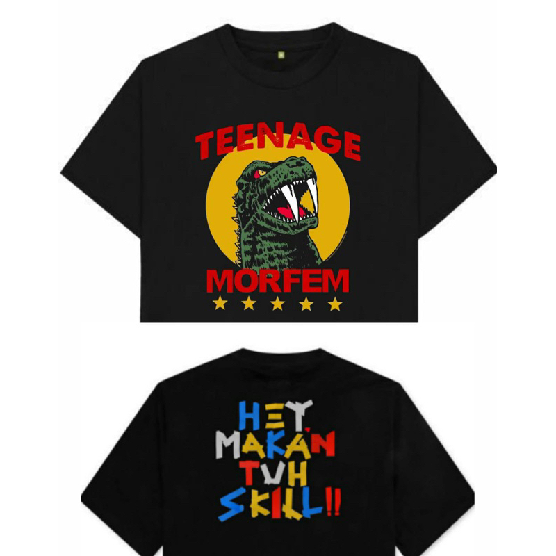 Jual Morfem SNEAKERFUZZ - T-shirt Morfem - Black Tees Official ...