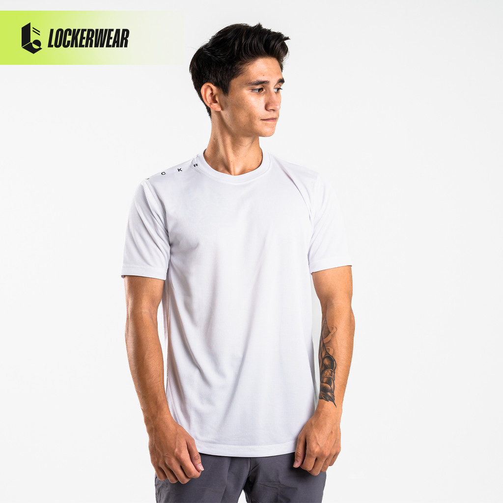 Jual Baju Fitness Gym Short Sleeve Sport Pria Kaos Olahraga Lengan ...