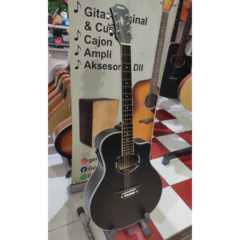 Jual Gitar Yamaha ApX 500ii Akustik Elektrik Tanam Besi Jumbo | Shopee Indonesia