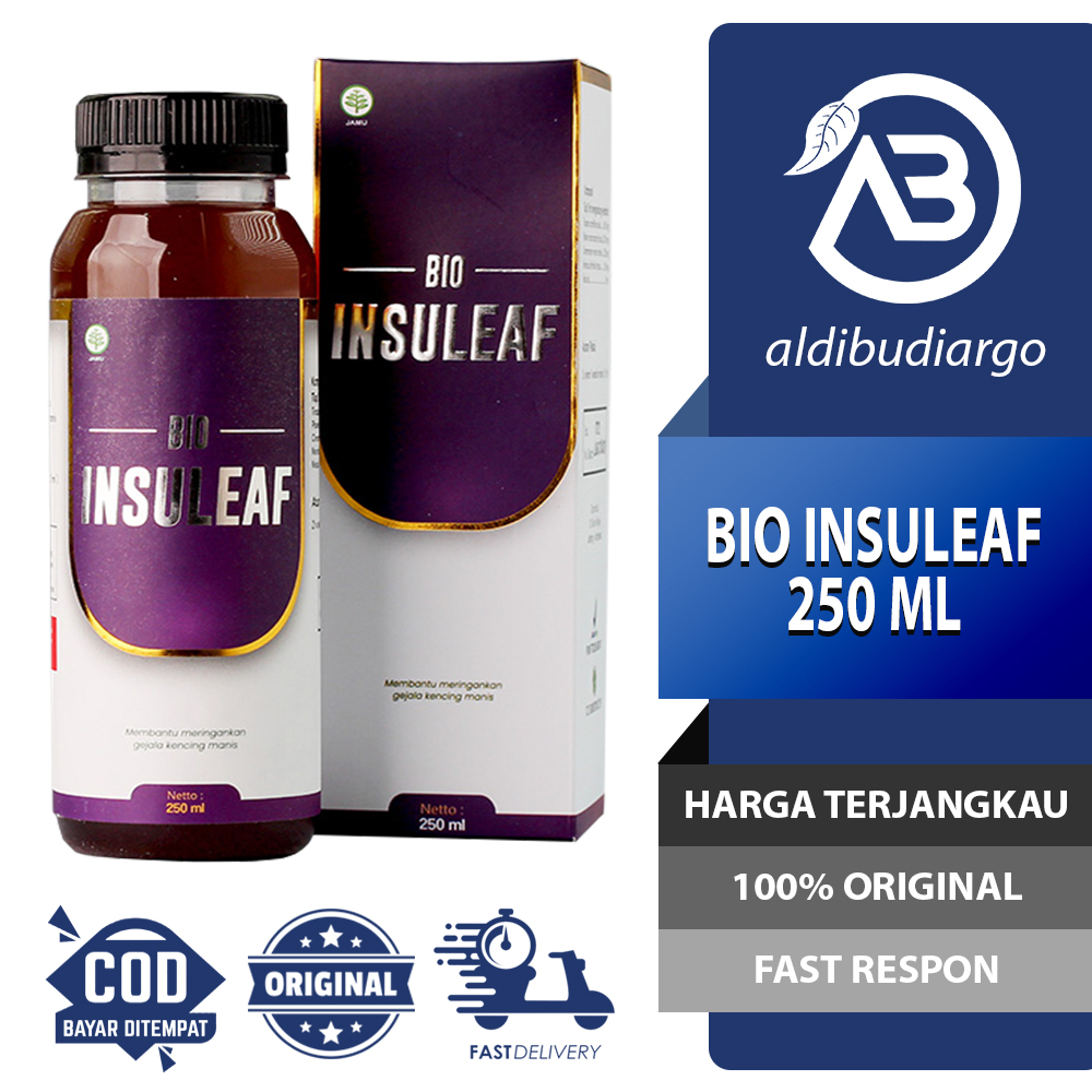 Jual BIO INSULEAF HERBAL DIABETES ORIGINAL 250 ML | Shopee Indonesia