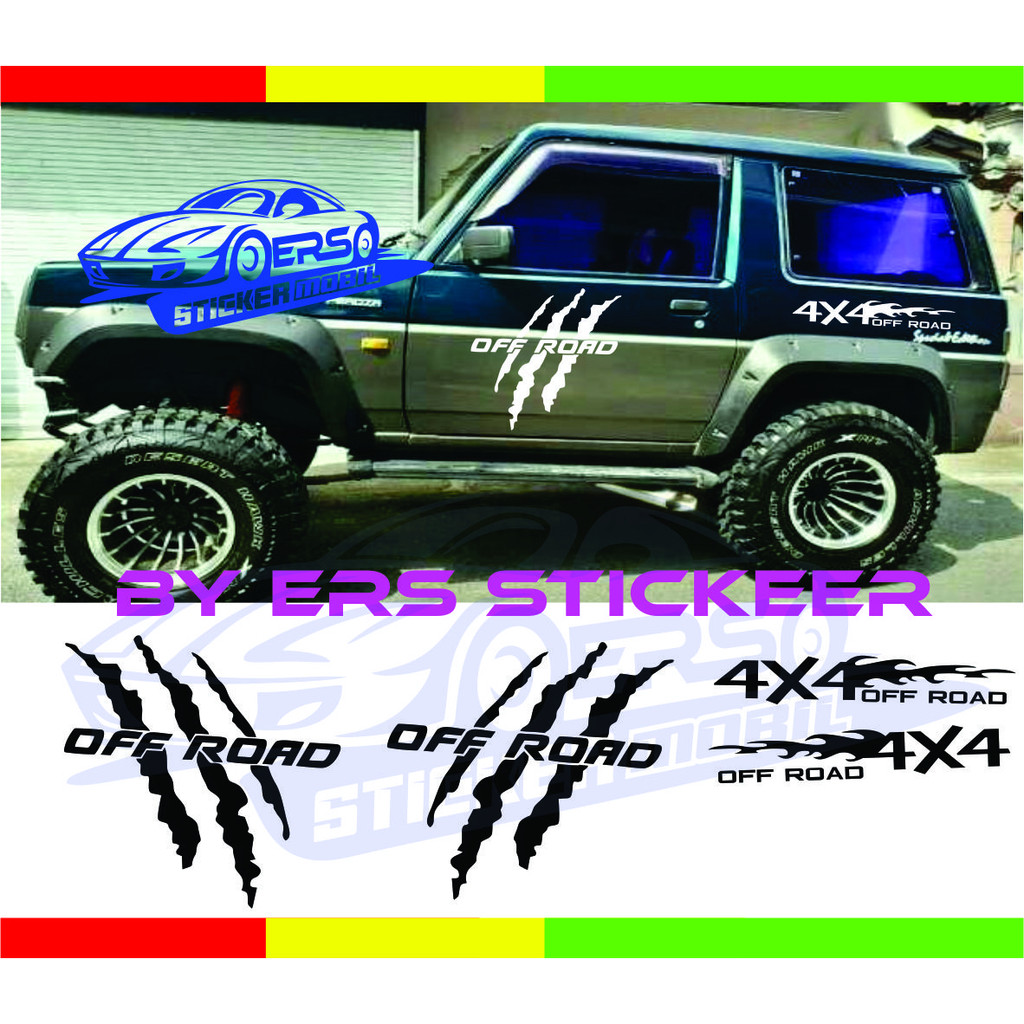 Jual terbaru STIKER sticker CUTING STICKER MOBIL SUZUKI JIMNY JEEP ...