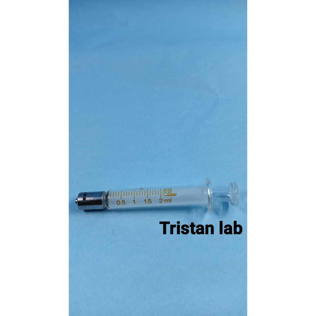 Jual Syringe Spuit Metal Glass 2 cc/ml/SYRINGE GLASS KACA 2 ML SPUIT ...