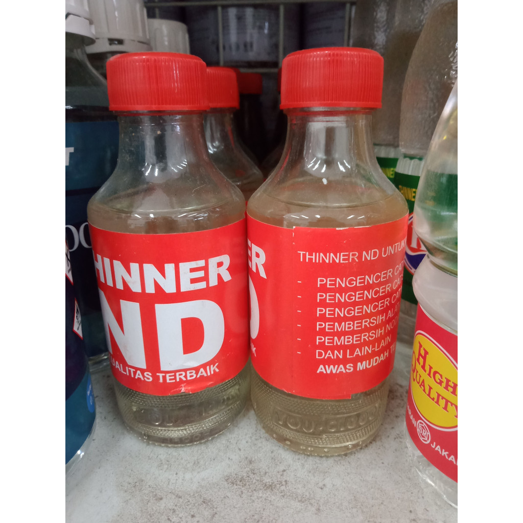 Jual Thiner Botol Kratindaeng Thinner Botol Kratindeng Botol Kecil ND | Shopee Indonesia