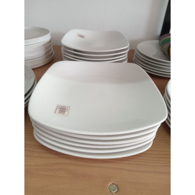 Jual Piring Ceper Segi Empat Piring Keramik Piring Porselain Piring ...
