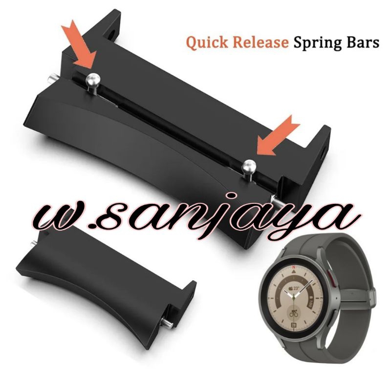 Jual KONEKTOR STRAP SAMSUNG GALAXY WATCH 5 PRO 45MM ADAPTER SAMBUNGAN ...