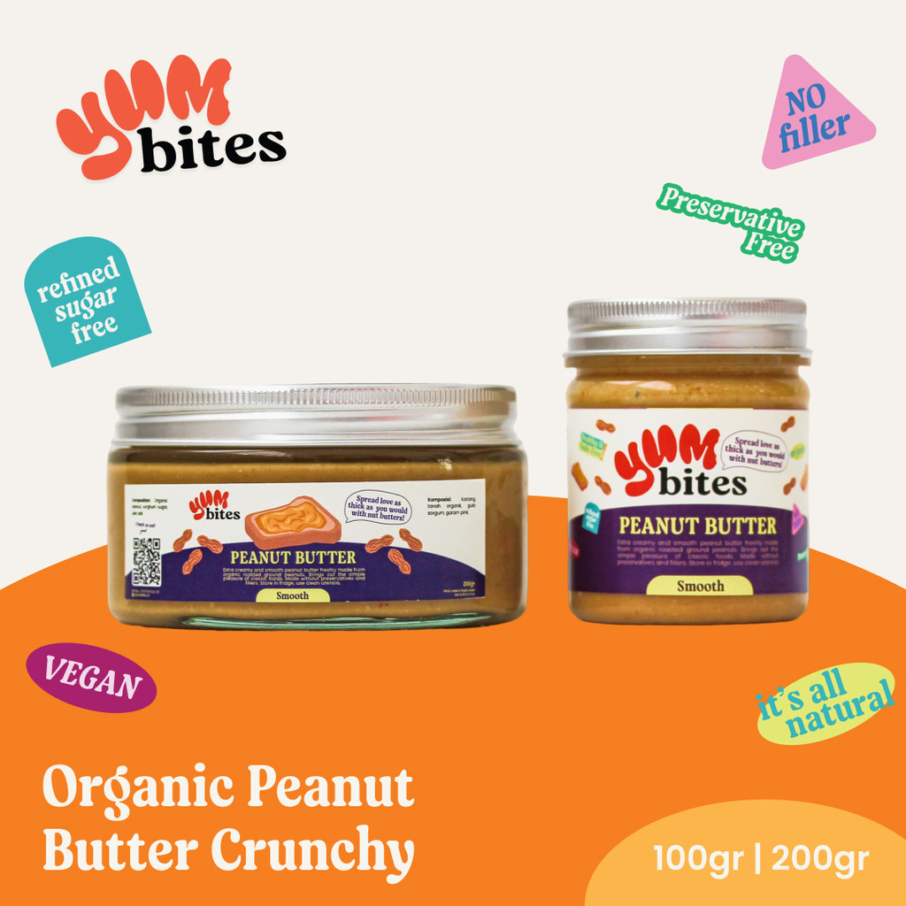 Jual YumBites Peanut Butter - Selai Kacang Tanah Panggang Makanan Sehat ...