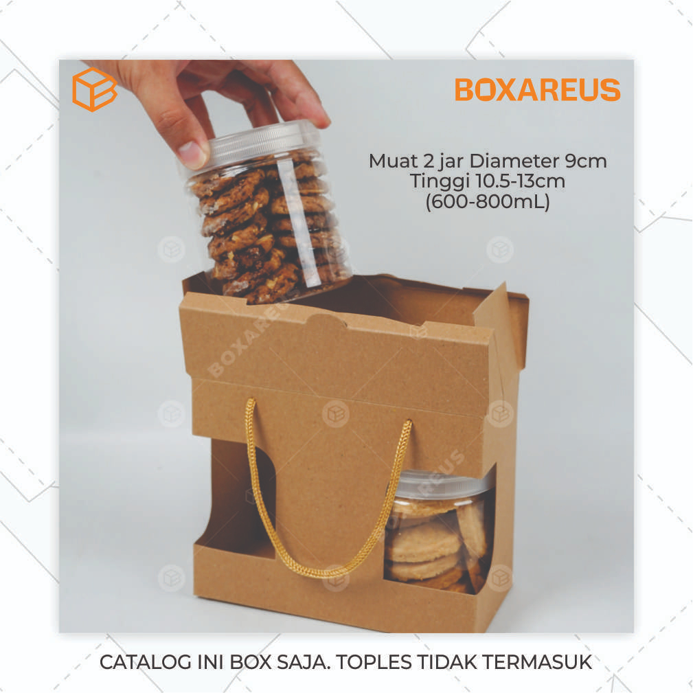 Jual Dus Box Toples Tabung Jar 600 - 800ml Kemasan Dus Hampers ...