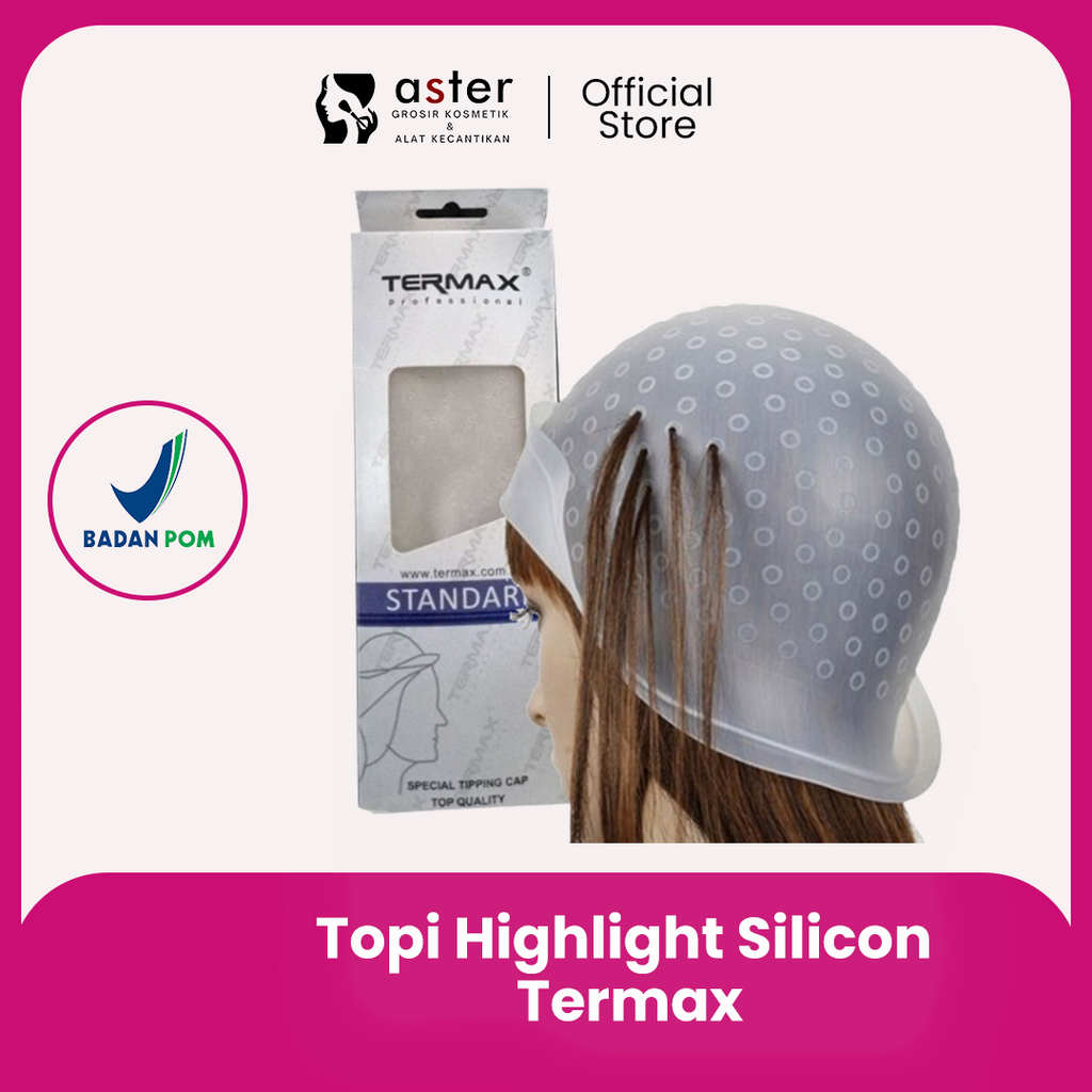 Jual Aster Kosmetik - Topi Highlight Silicon Termax Set Highlight Topi ...