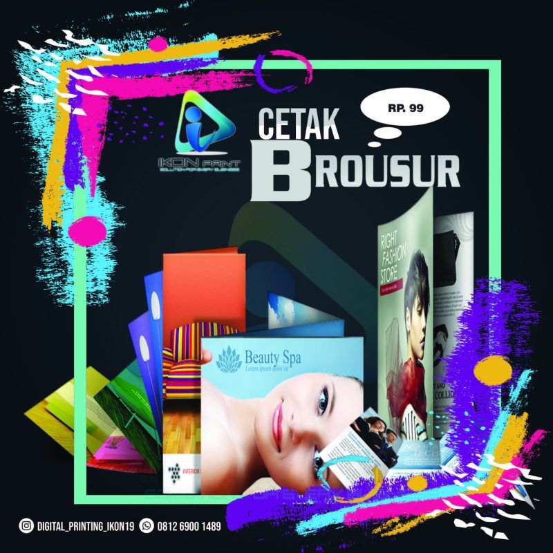 Jual CETAK BROUSUR KILAT /UKURAN SESUAI KEINGINAN | Shopee Indonesia