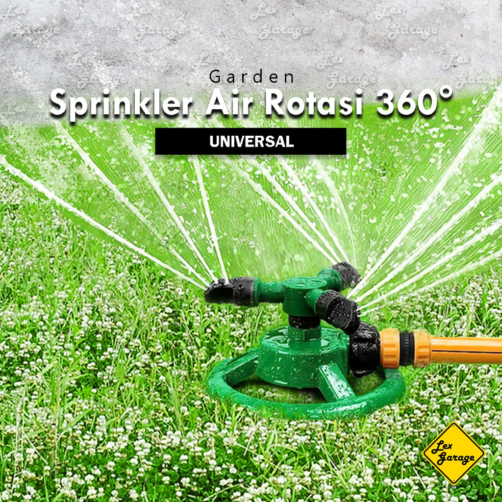 Jual Sprinkler Air Taman 360 Derajat Impact Penyiram Tanaman Otomatis ...