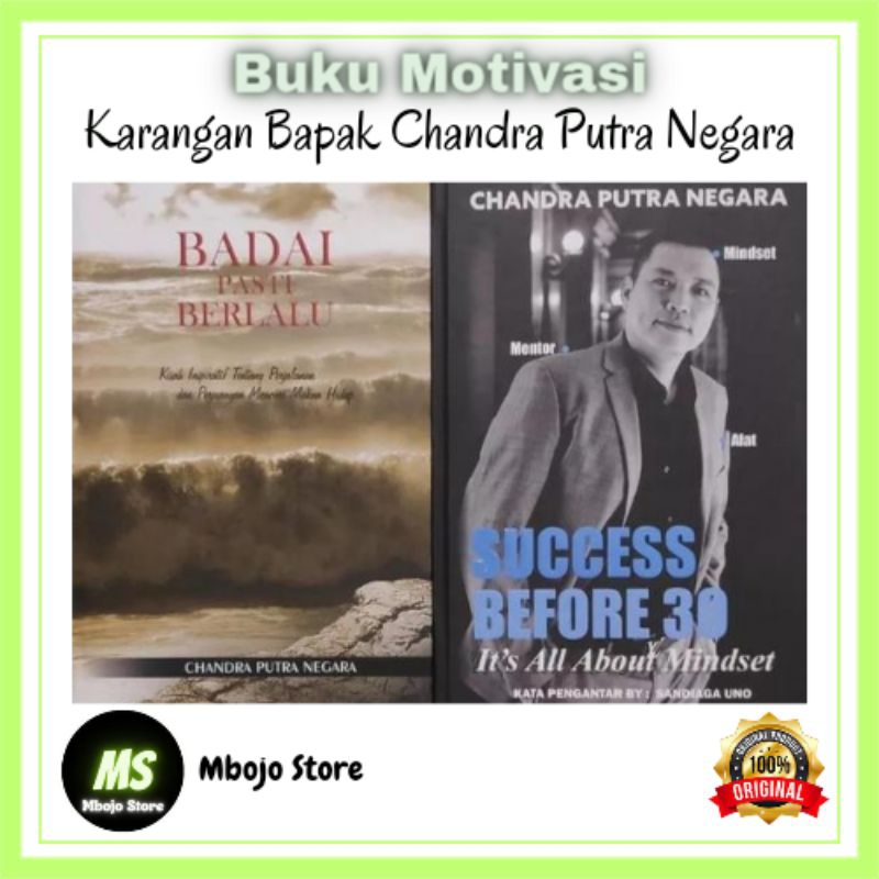 Jual BUKU BADAI PASTI BERLALU & BUKU SUCCESS BEFORE 30 ORIGINAL + TTD ...