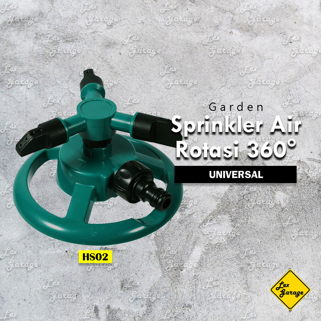 Jual Sprinkler Air Taman 360 Derajat Impact Penyiram Tanaman Otomatis ...