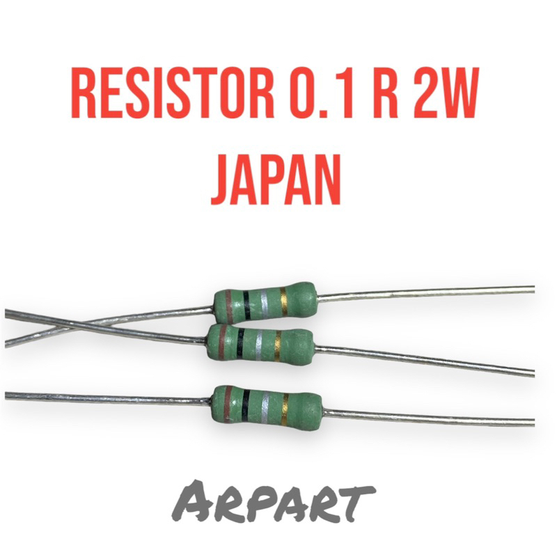 Jual resistor 0.1 ohm 2watt japan original | Shopee Indonesia