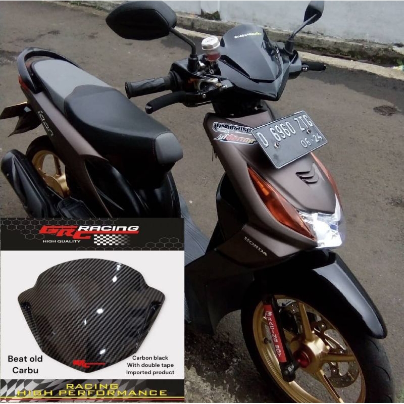 Jual Visor variasi honda beat karbu pnp honda beat fi injeksi beat new ...