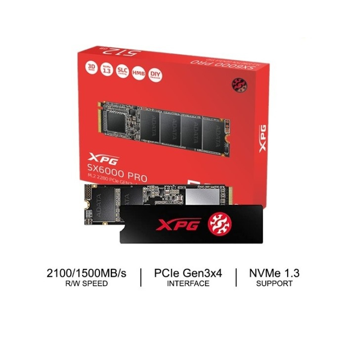 Jual ADATA XPG SX6000 Pro Lite PCIe 3.0 SSD M.2 NVMe 128GB 256GB 512GB ...