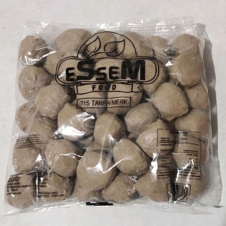 Jual Bakso Sapi Super Polos eSseM Food / Tanpa Merk isi 50 | Shopee Indonesia
