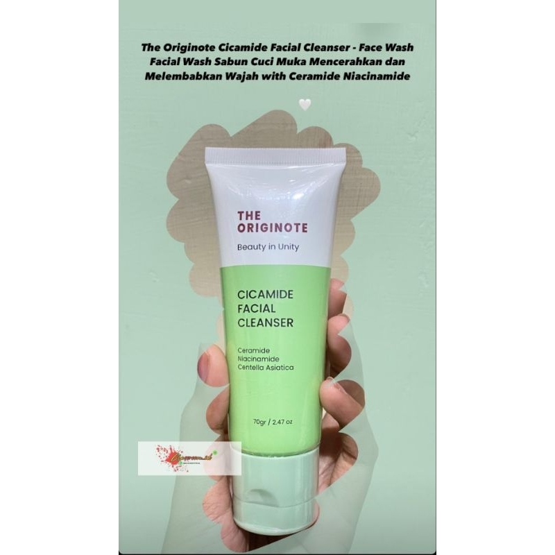 Jual THE ORIGINOTE-CICAMIDE FACIAL CLEANSER - Facial wash - Pencuci ...