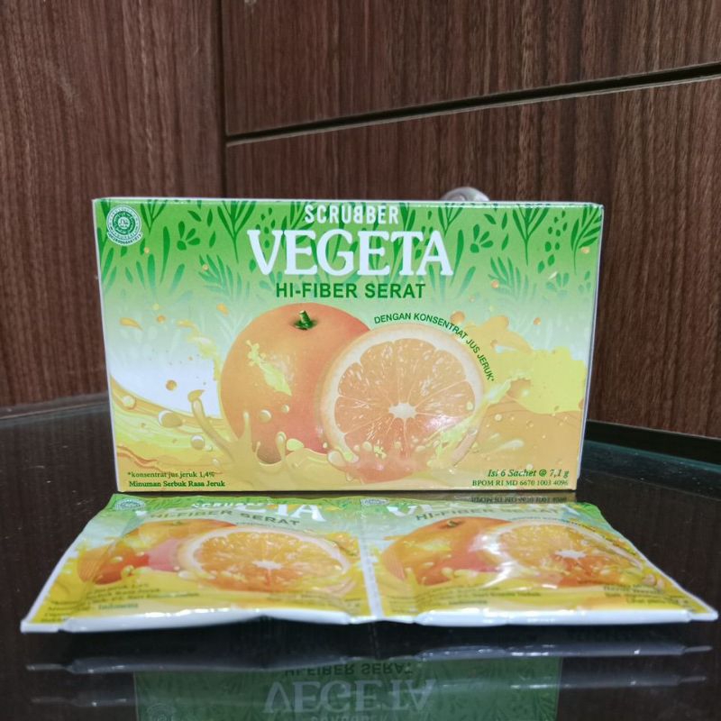 Jual Vegeta Scrubber Jeruk (1box@6sachets) | Shopee Indonesia