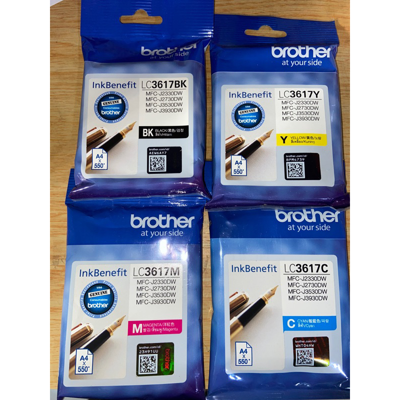 Jual Tinta Brother 3617 black and color Used for Printer Brother : MFC ...