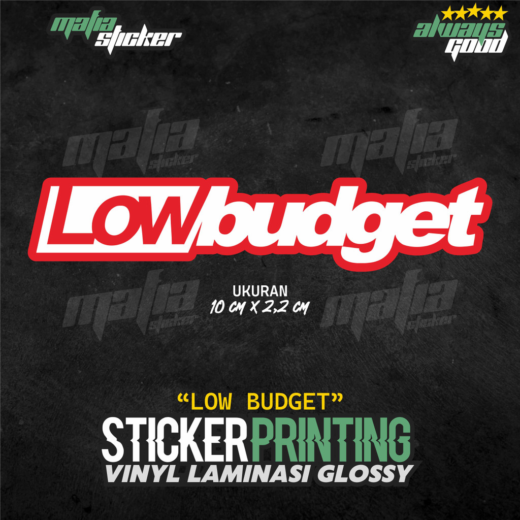 Jual STICKER/STIKER PRINT CUT LOW BUDGET VIRAL | Shopee Indonesia