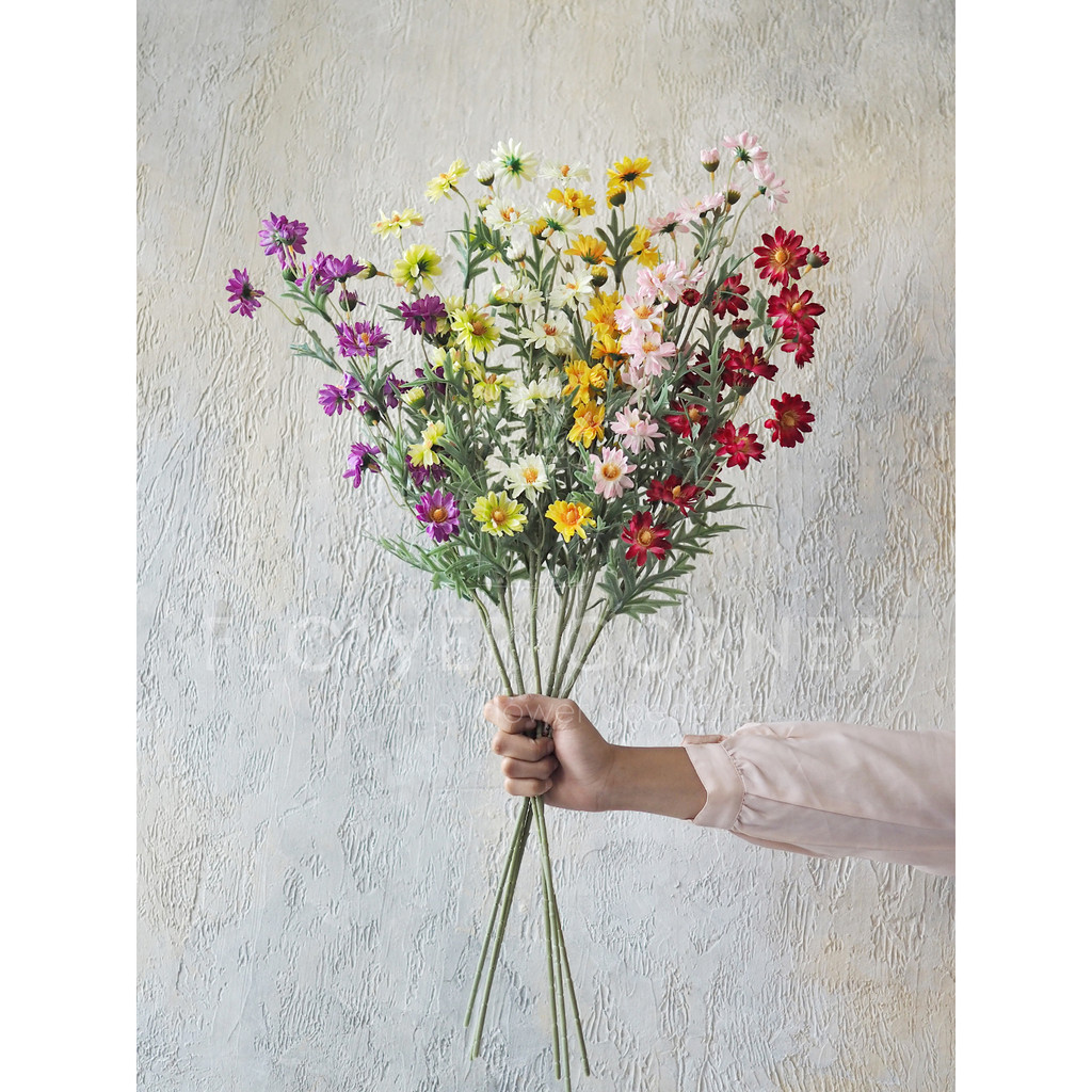 Jual Bunga Artificial Pikok Aster Spray (B22009)/(B23084) | Shopee ...