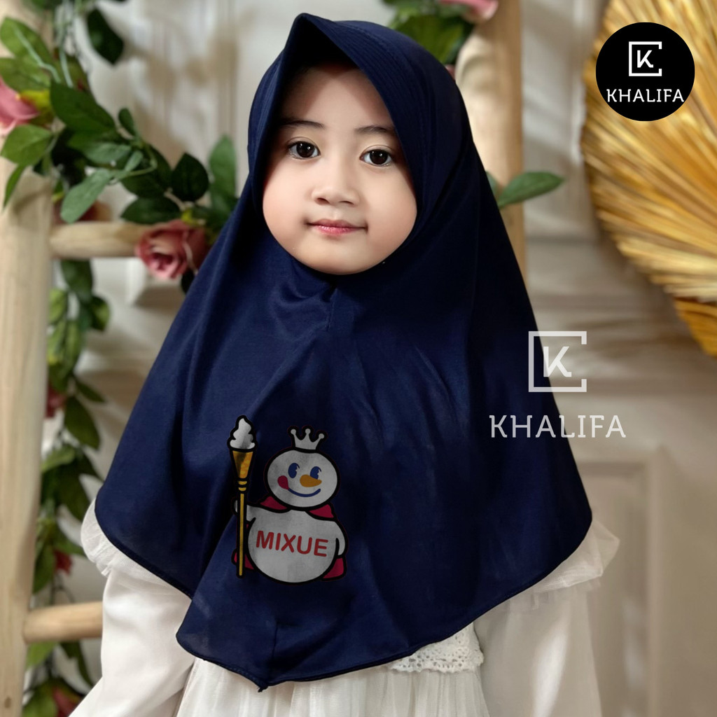 Jual Hijab Anak TK Mixue Ice Cream / Hijab Anak TK - SD / Hijab Anak TK ...