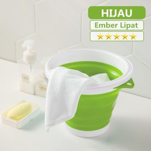 Jual Ember Lipat Portable 3L 5L 10L Water Bucket Foldable Collapsible ...
