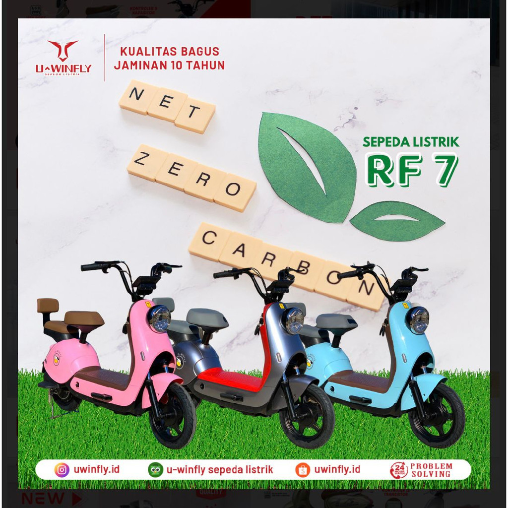 Jual Sepeda Listrik Uwinfly RF7 | Shopee Indonesia