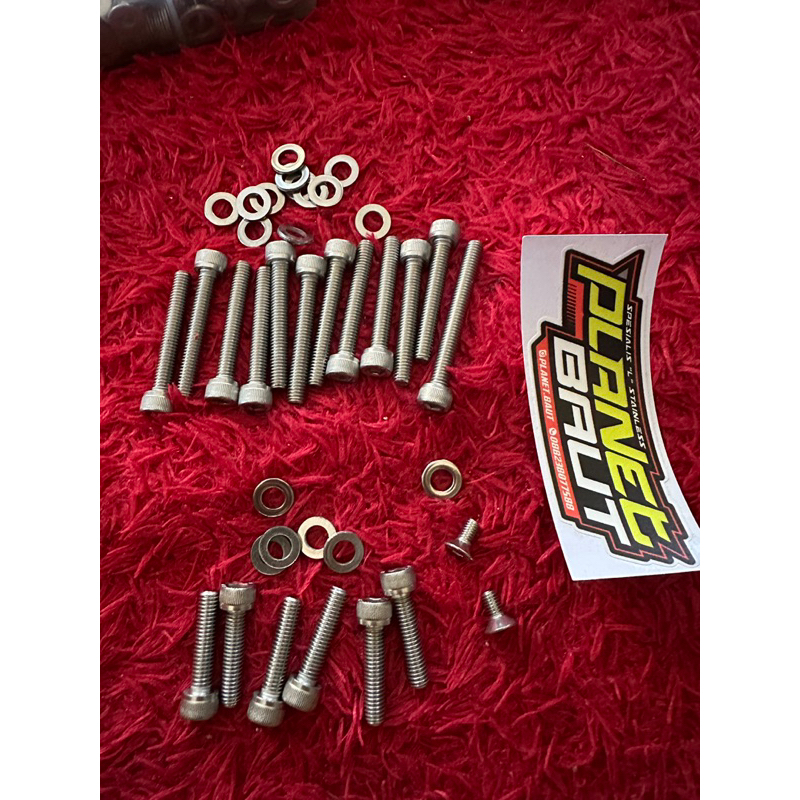 Jual Baut stainless bak kanan kiri CB 100 GL 100 GL SERIES | Shopee Indonesia