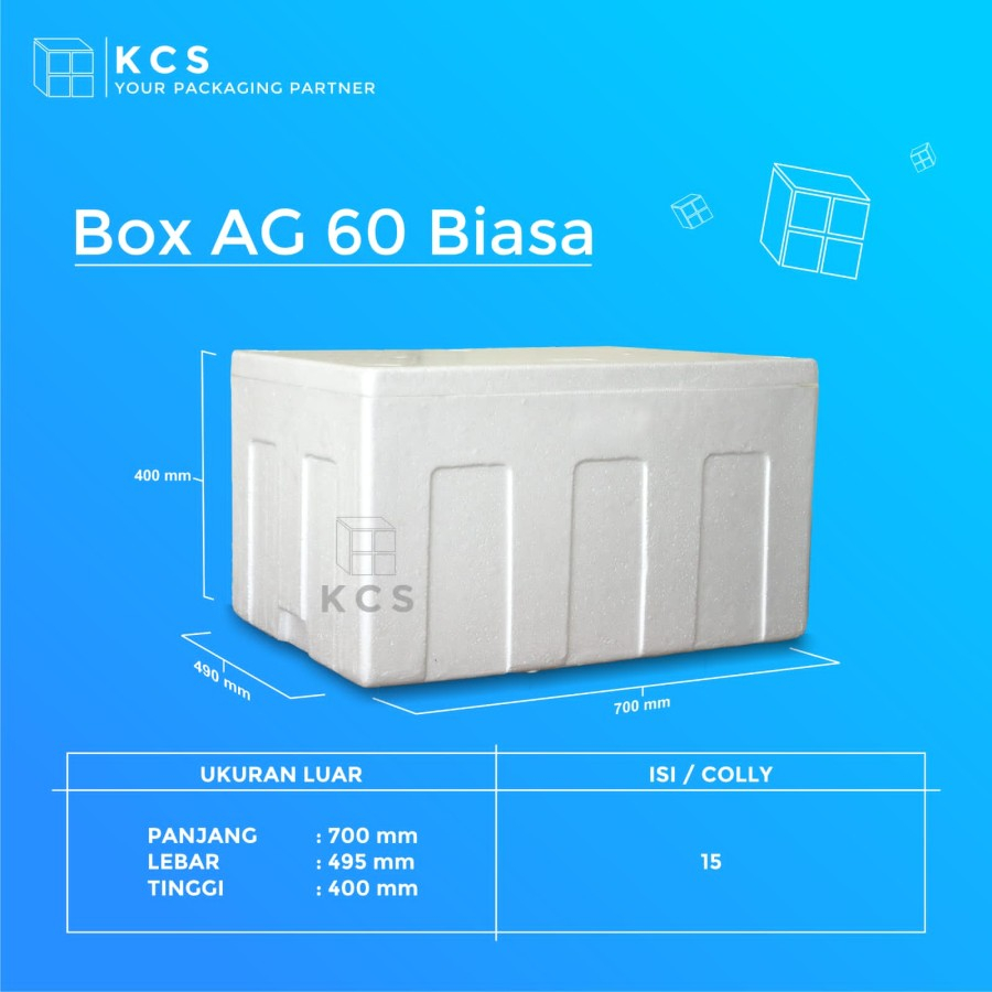 Jual Box Foam 60KG Packing Frozen Food KCS | Shopee Indonesia
