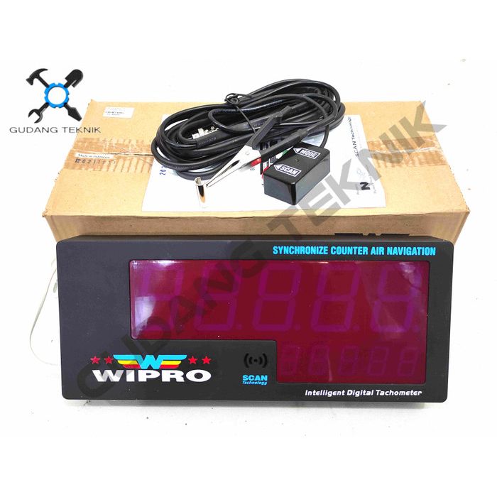 Jual Tachometer Digital RPM Motor Mobil WIPRO / Mesin Putar Kecepatan ...