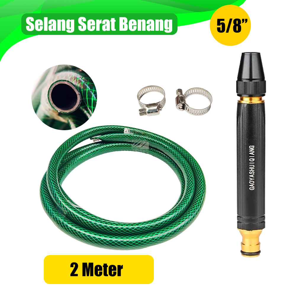 Jual Ralali Selang Paket Semprotan Cuci Motor, Mobil, Siram Tanaman - Selang Air Plus Nozzle ...