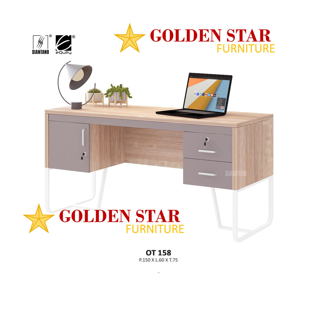 Jual Meja Tulis OT 158 - Meja Kantor Belajar Kayu Minimalis-meja ...