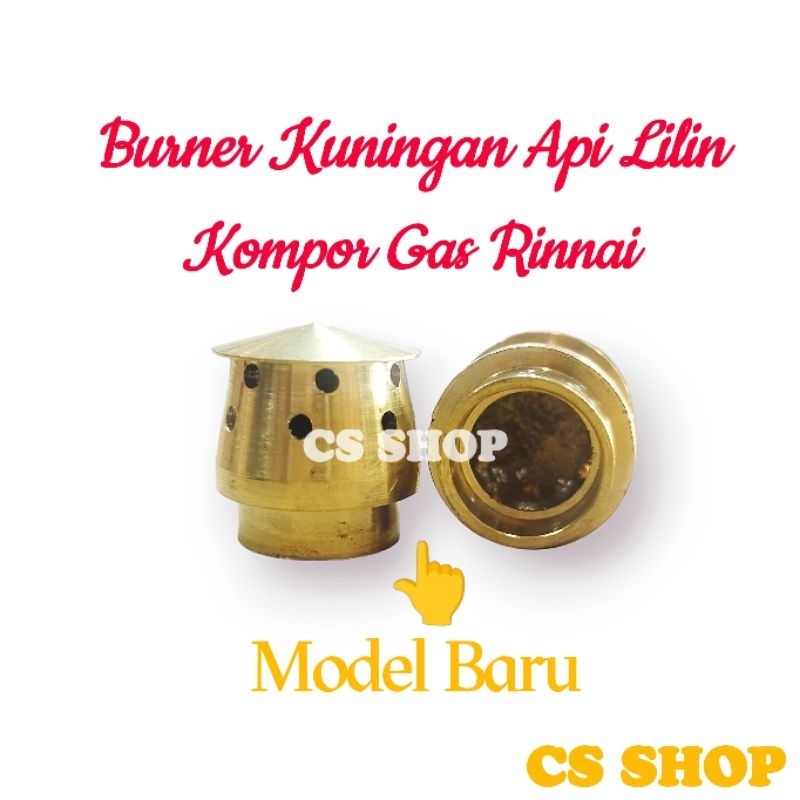 Jual BURNER KUNINGAN API LILIN RINNAI MODEL BARU/BURNER KUNINGAN API ...