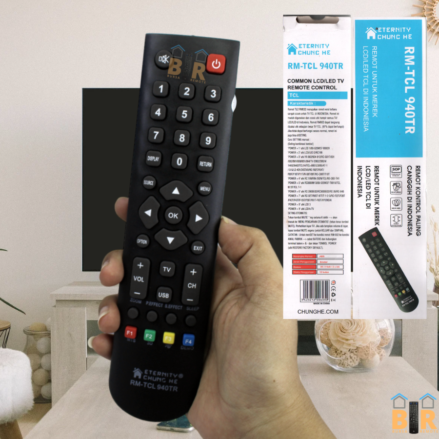 Jual Remot / Remote TV TCL LCD LED Multi Universal 940tr Serbaguna ...