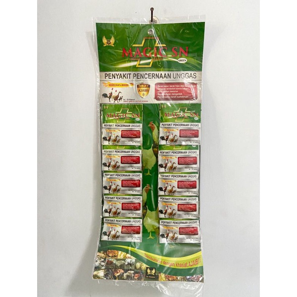 Jual RENTENGAN MAGIC SN HIJAU JAMU HERBAL OBAT AYAM SAKIT PENCERNAAN ...