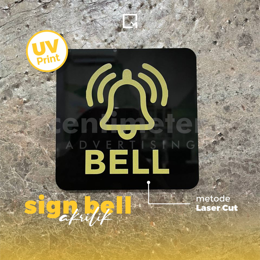 Jual Bell Sign Akrilik / Akrilik Papan Tanda Bell / Papan Bell Akrilik ...