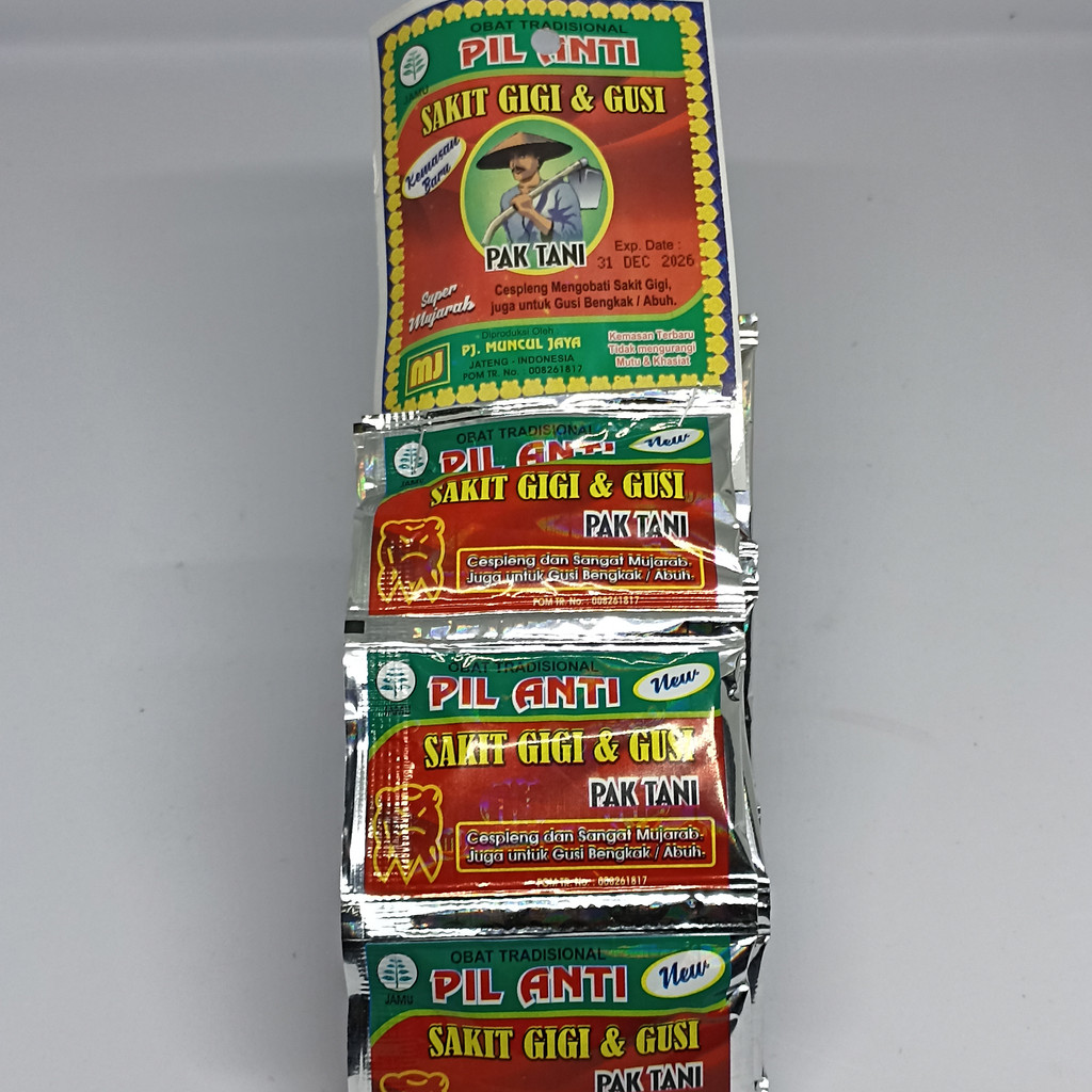 Jual Pak Tani Pil Anti Sakit Gigi dan Gusi | Shopee Indonesia