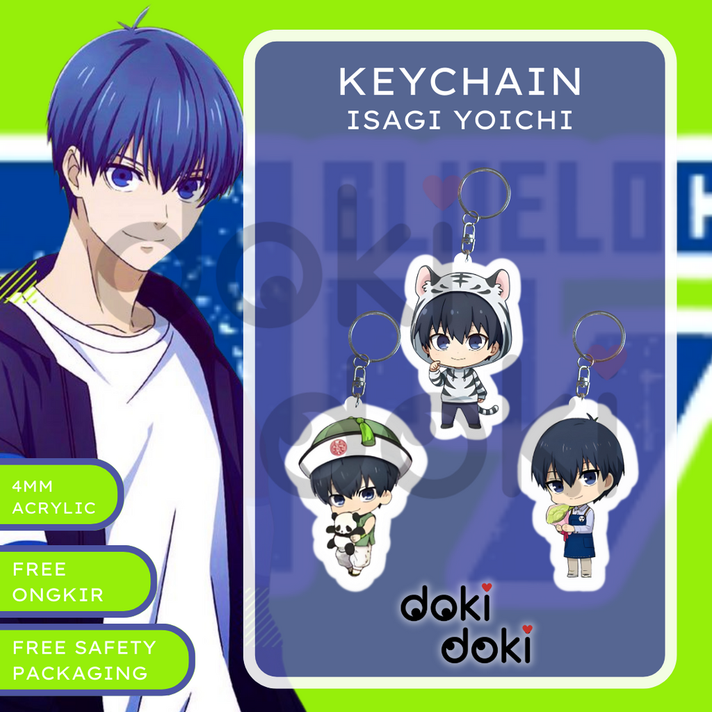 Jual GANTUNGAN KUNCI KEYCHAIN ANIME ISAGI YOICHI BLUE LOCK | Shopee ...