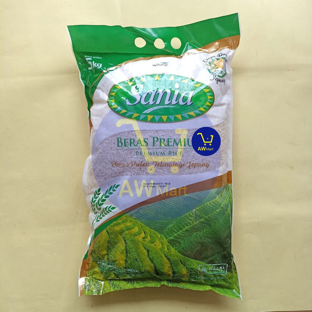 Jual BERAS PREMIUM SANIA 5KG | Shopee Indonesia