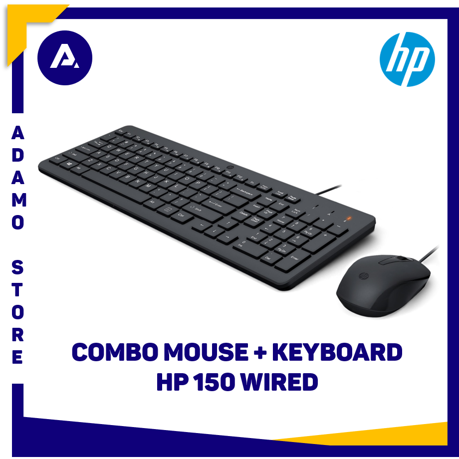 Jual Hp 150 Wired Keyboard Mouse Combo Usb Shopee Indonesia