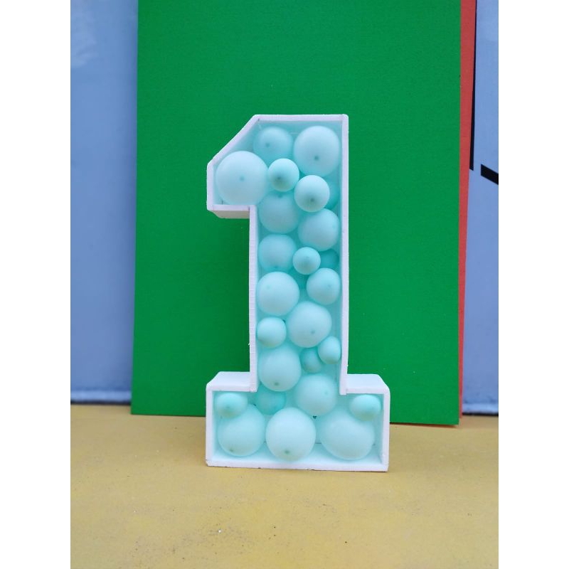 Jual angka mozaik isi balon besar dekorasi ulang tahun | Shopee Indonesia