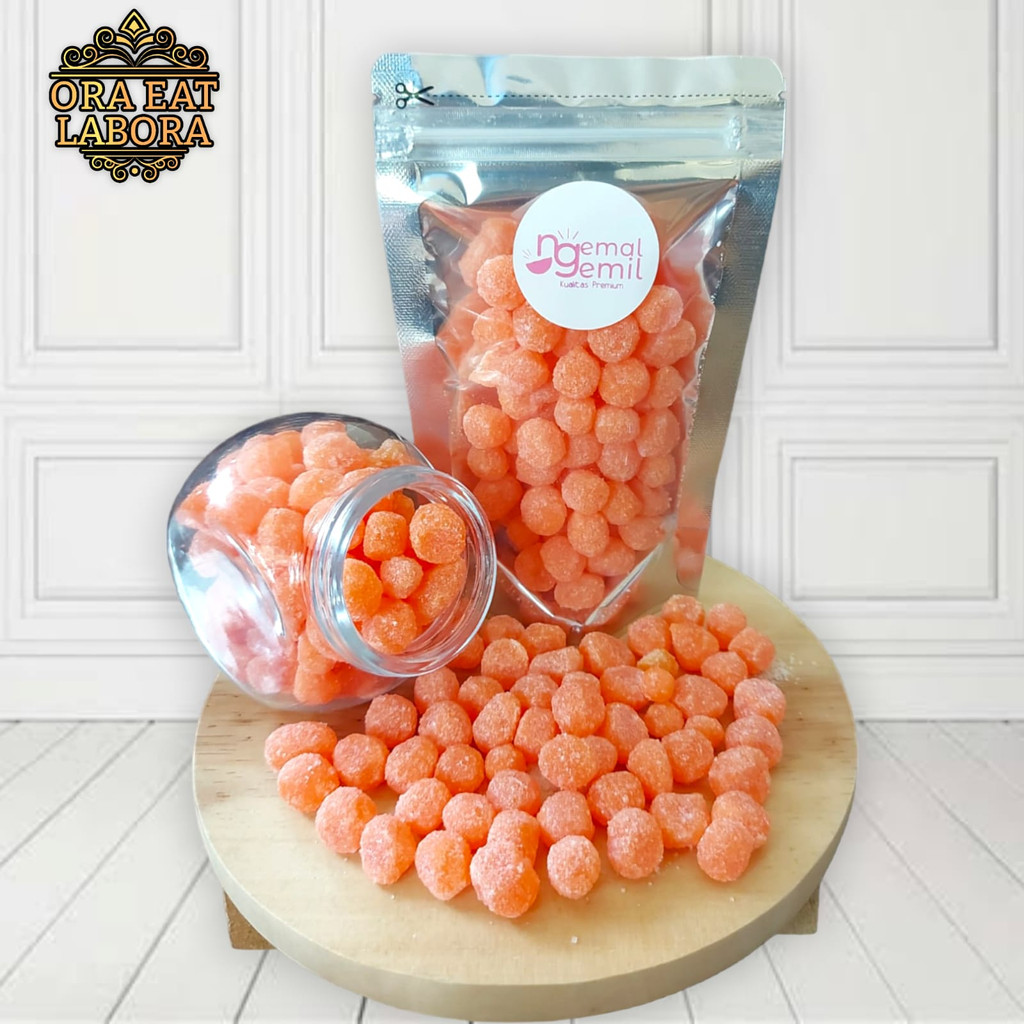 Jual Permen Rasa Buah Jeruk Tabur Gula Kualitas Premium - Ora Eat ...