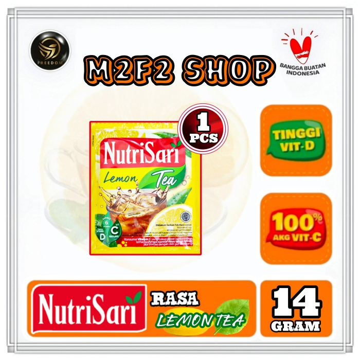 Jual NutriSari Minuman Serbuk Rasa Lemon Tea Sachet - 14 gr (Kemasan ...